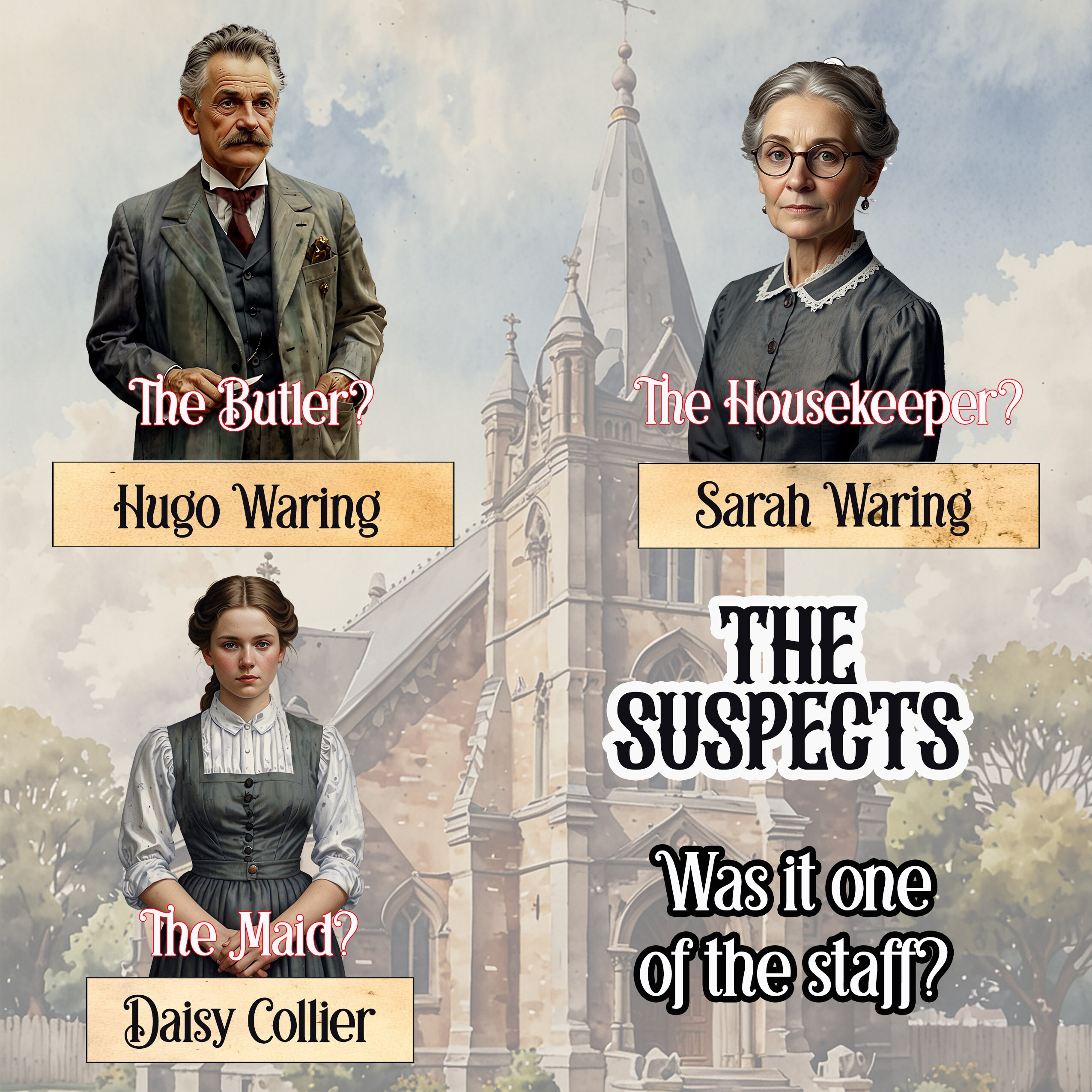 Murder in St.enids Church Junk Journal Victorian Era Craft Your Murder ...