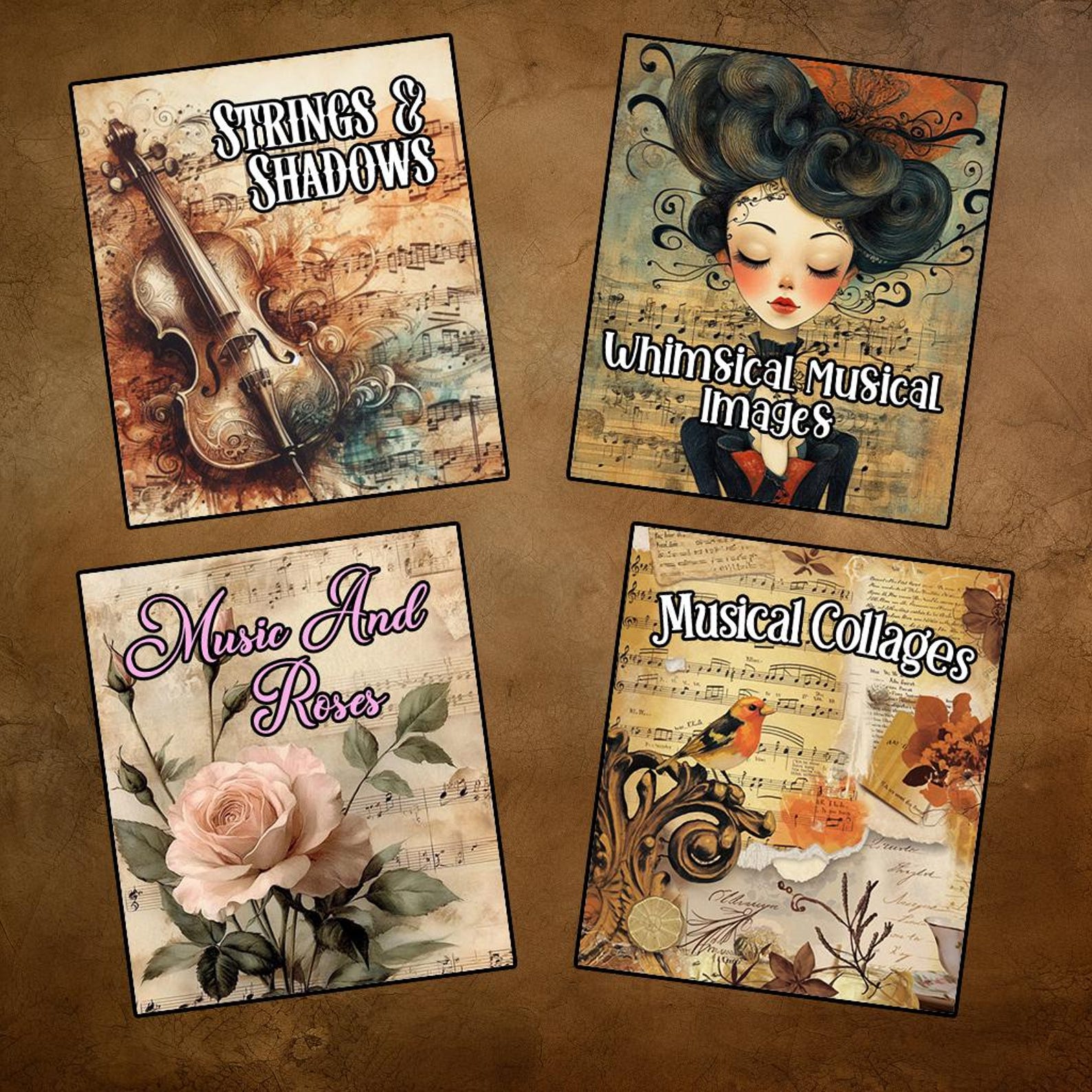 Music Art Mini Book Bundle 4 Complete Mini-books Musical Artistic ...