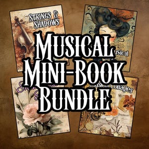 Music Art Mini Book Bundle 4 Complete Mini-books Musical Artistic ...