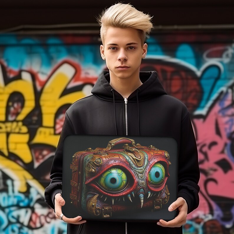 Dungeons and Dragons Mimic Laptop Sleeve MacBook Padded Protection Bag ...