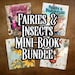 Fairy and Insect Mini-book Bundle 4 Complete Mini-books Fairies ...