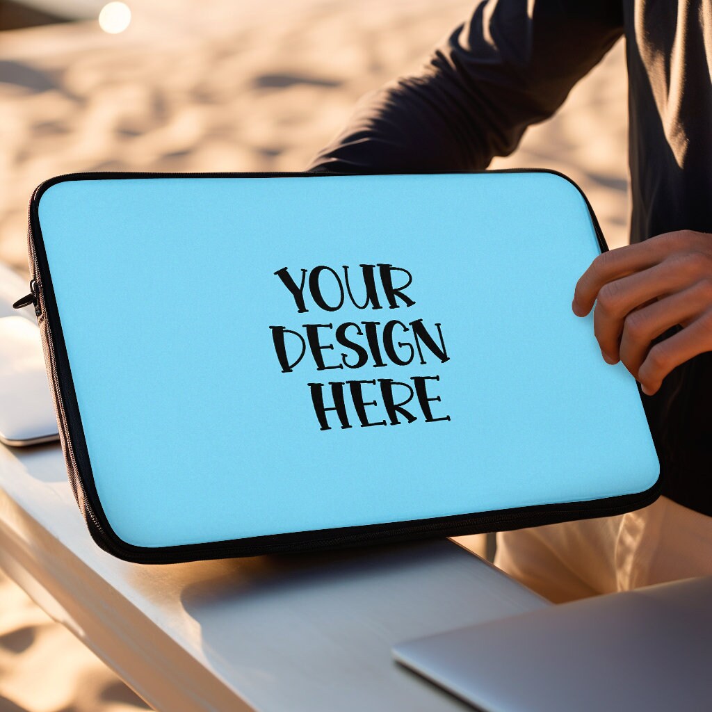 Laptop Sleeve Mockup PSD Smart Object MacBook Bag 12/13/15" Laptop ...