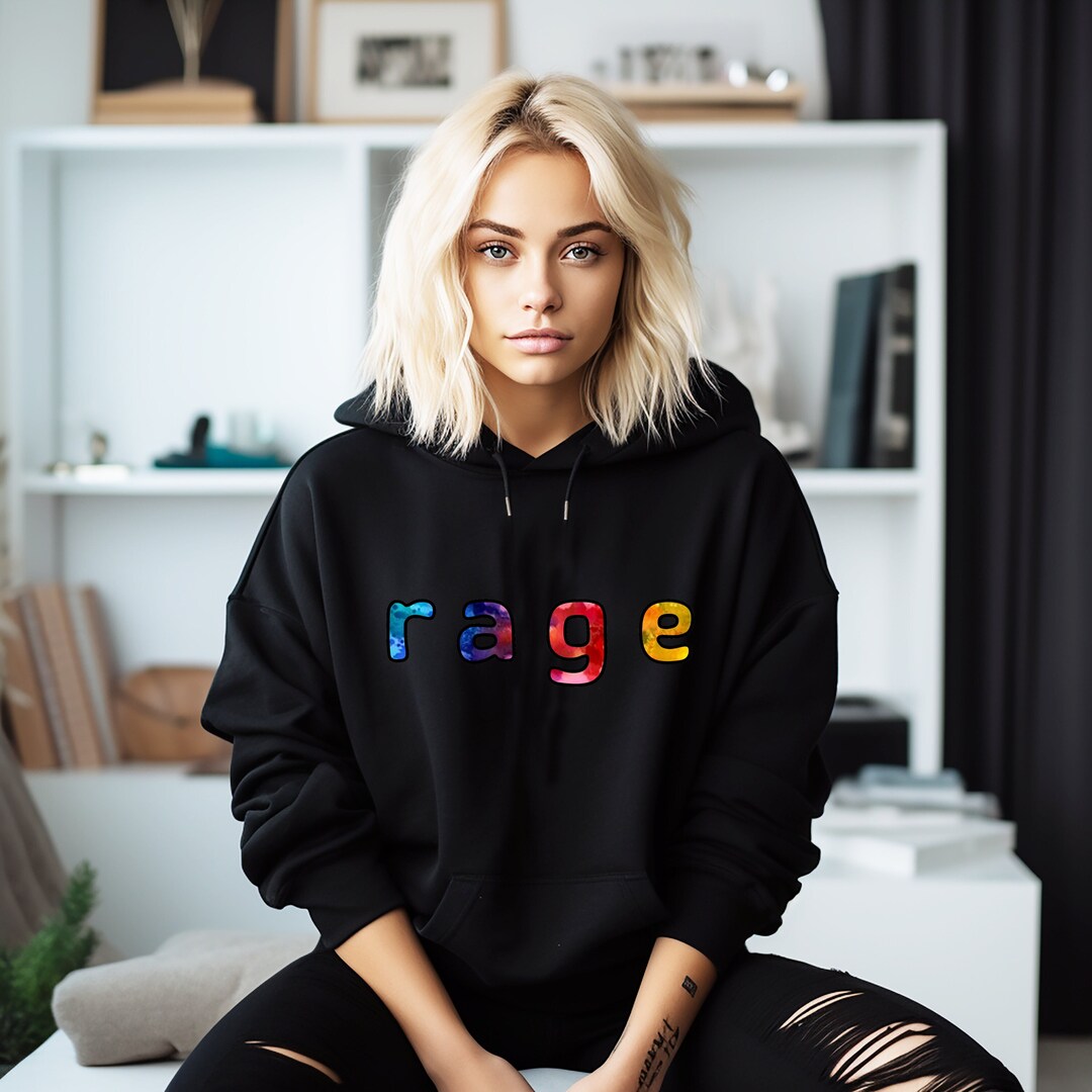 Rage Hoodie, Women's or Mens Clothing Unisex Sweatshirt, Rage Christmas ...