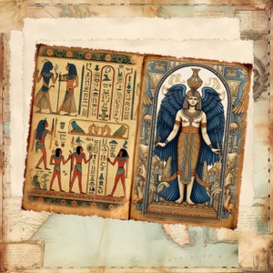 Vintage Ancient Egypt Junk Journal Printable Pages Travel Journal ...