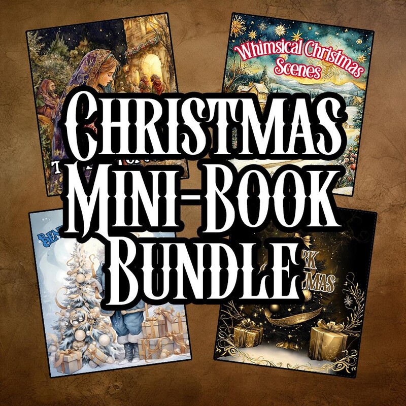 Christmas Mini Books - Etsy