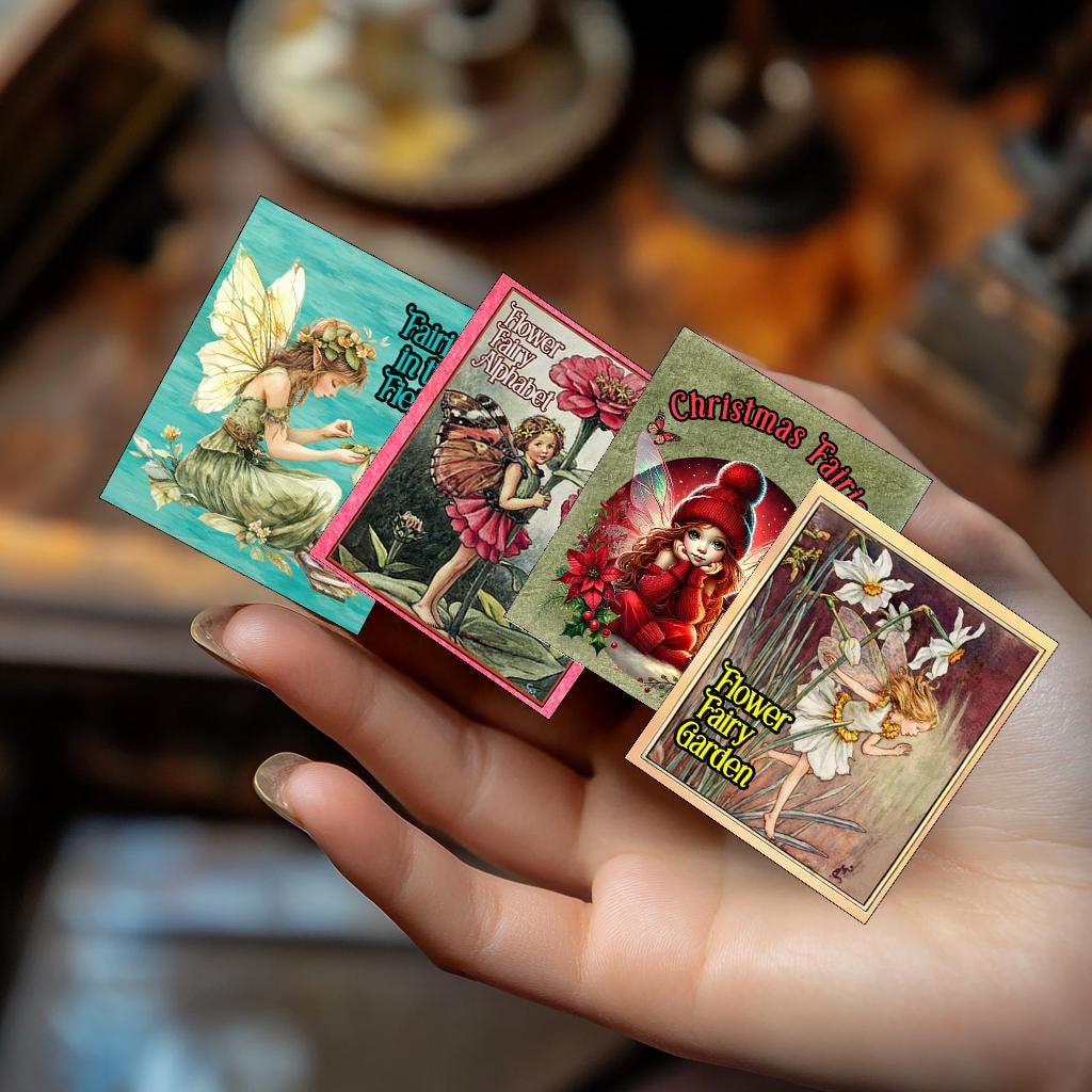 Beautiful Fairy Mini-book Bundle 4 Complete Mini-books Flower Fairies ...