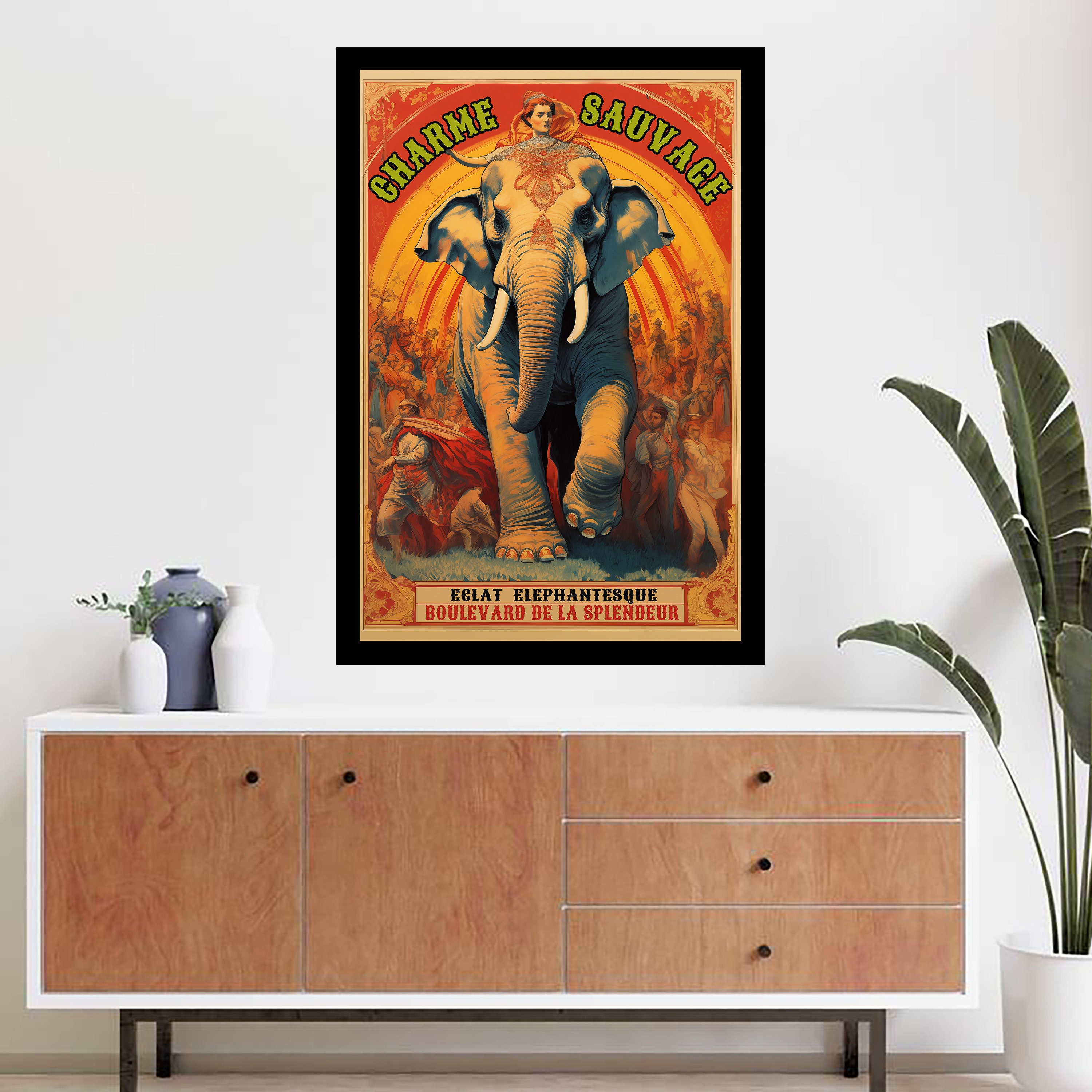 Vintage Original Circus Poster Digital Hi-res 300 Dpi Print ...