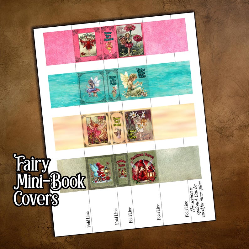 Beautiful Fairy Mini-book Bundle 4 Complete Mini-books Flower Fairies ...