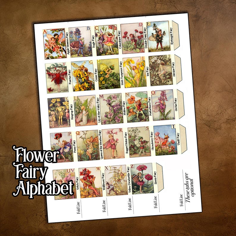 Beautiful Fairy Mini-book Bundle 4 Complete Mini-books Flower Fairies ...