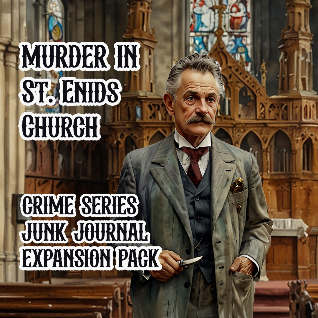 Murder in St.enids Church Junk Journal Victorian Era Craft Your Own ...