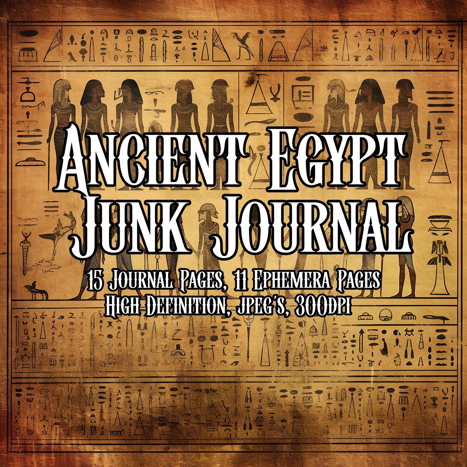 Vintage Ancient Egypt Junk Journal Printable Pages Travel Journal ...