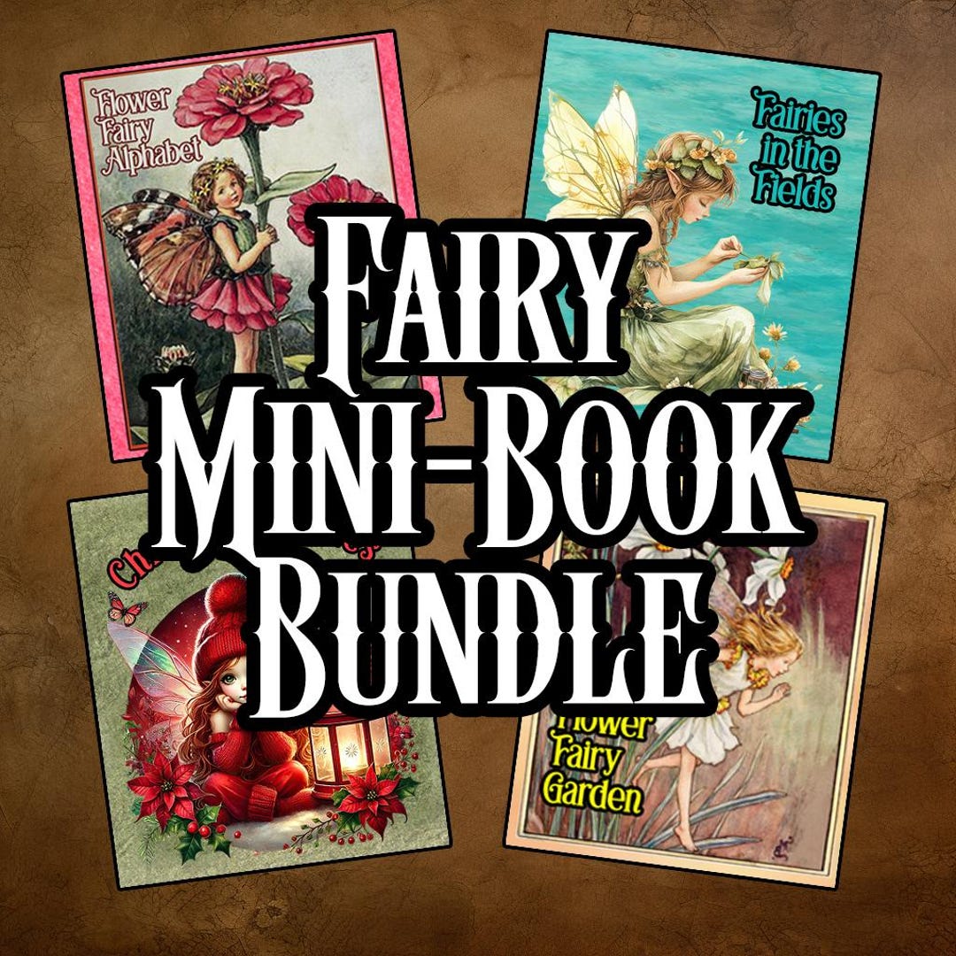 Beautiful Fairy Mini-book Bundle 4 Complete Mini-books Flower Fairies ...