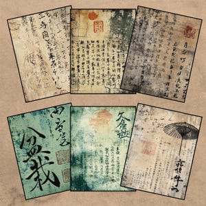 Japan Grunge Printable Pages Scrapbooking Supplies Collage Grunge ...