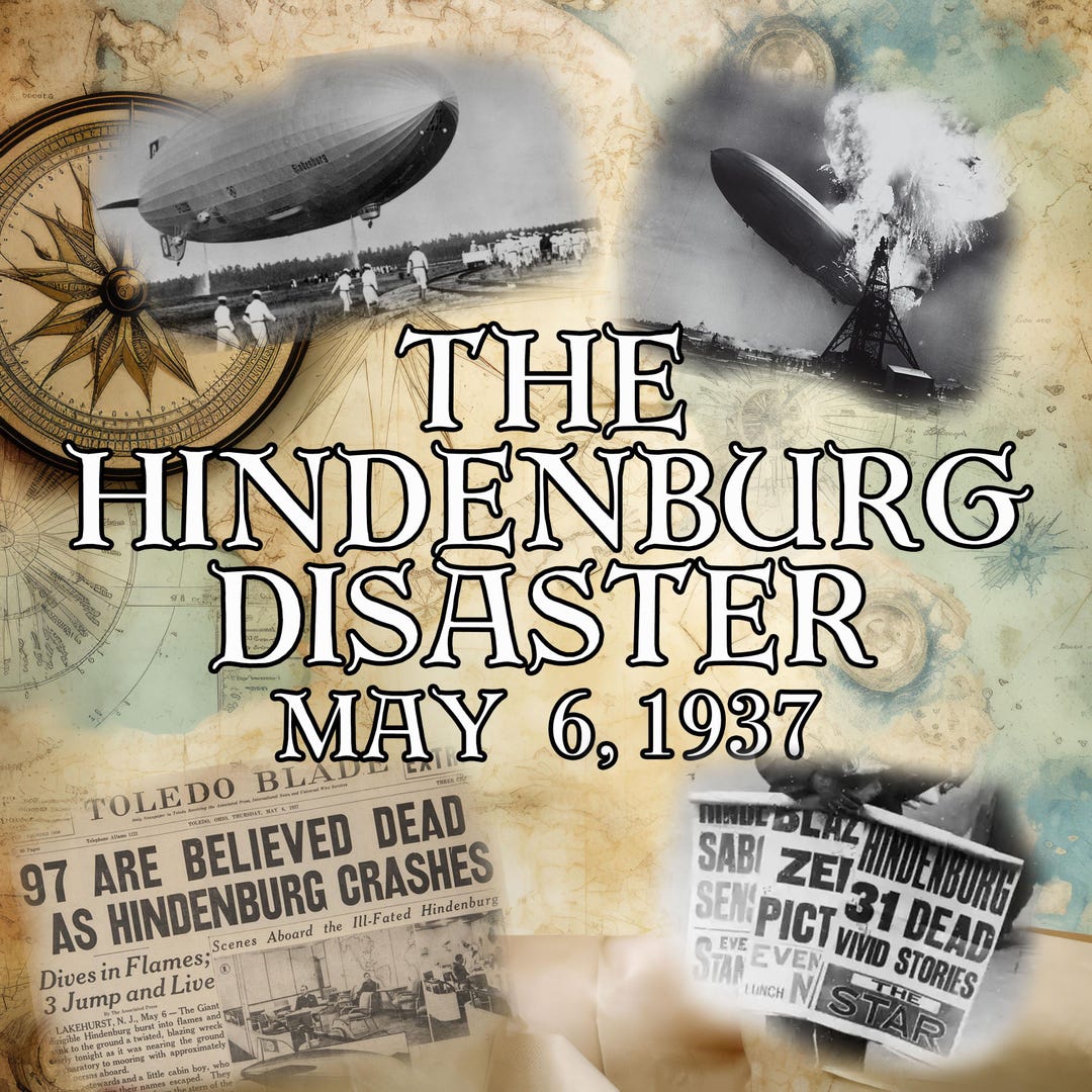 Hindenburg Disaster Ephemera Vintage Junk Journal Printable Pages ...