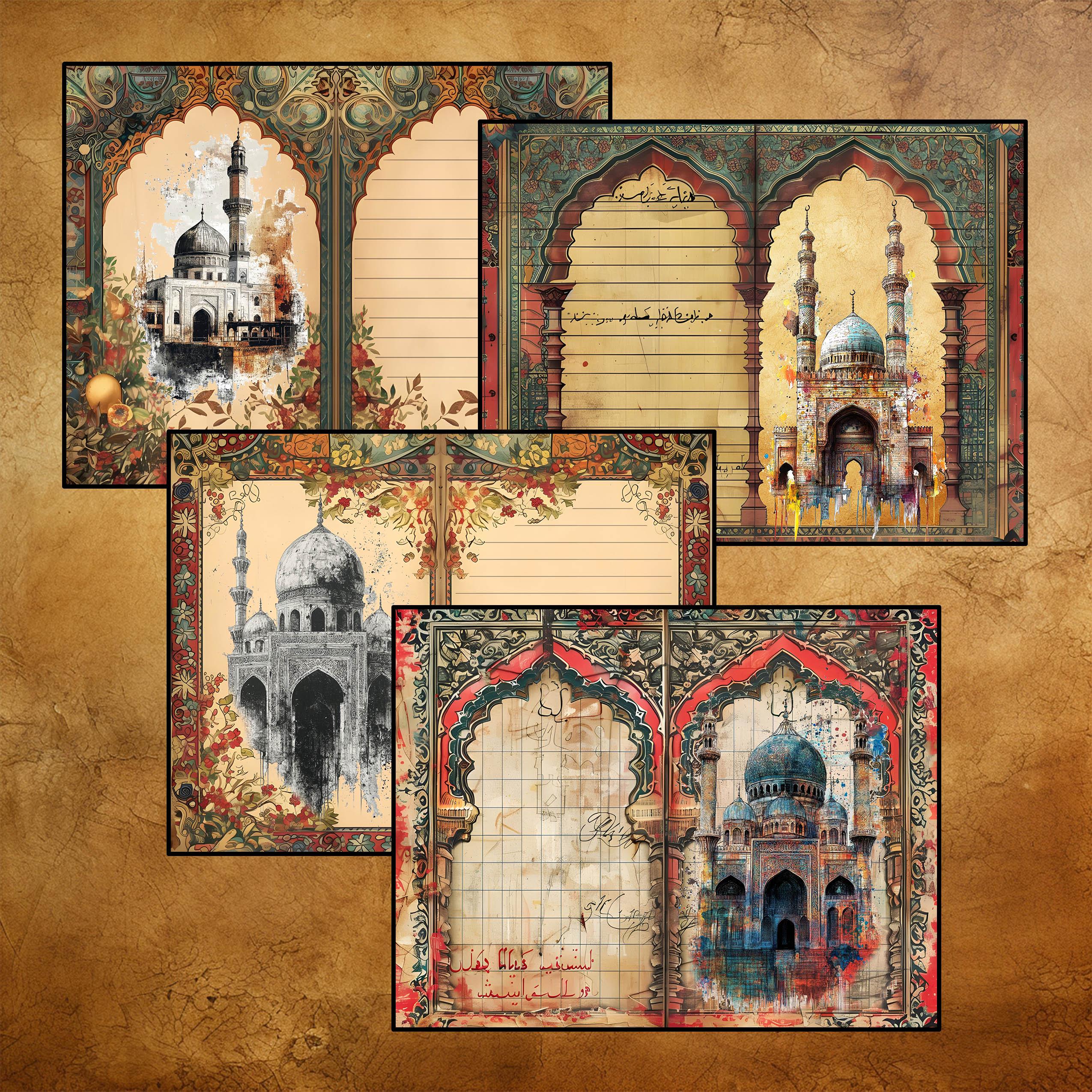 Arabian Travels Junk Journal Printable Pages Scrapbooking Supplies ...