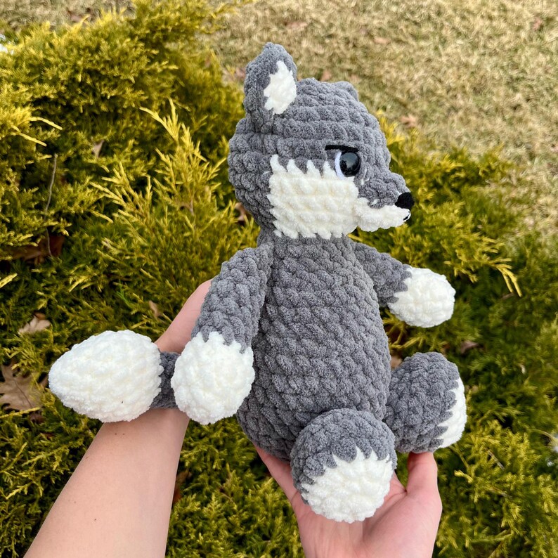Crochet Wolf Fox Pattern 3-in-1 Downloadable Amigurumi PDF Stuffed ...