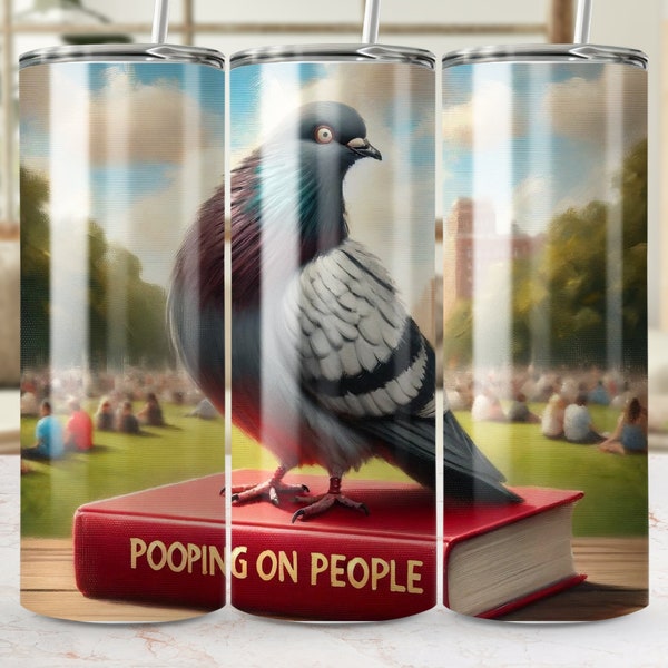 Pooping on People Pigeon Digital Art - Etsy