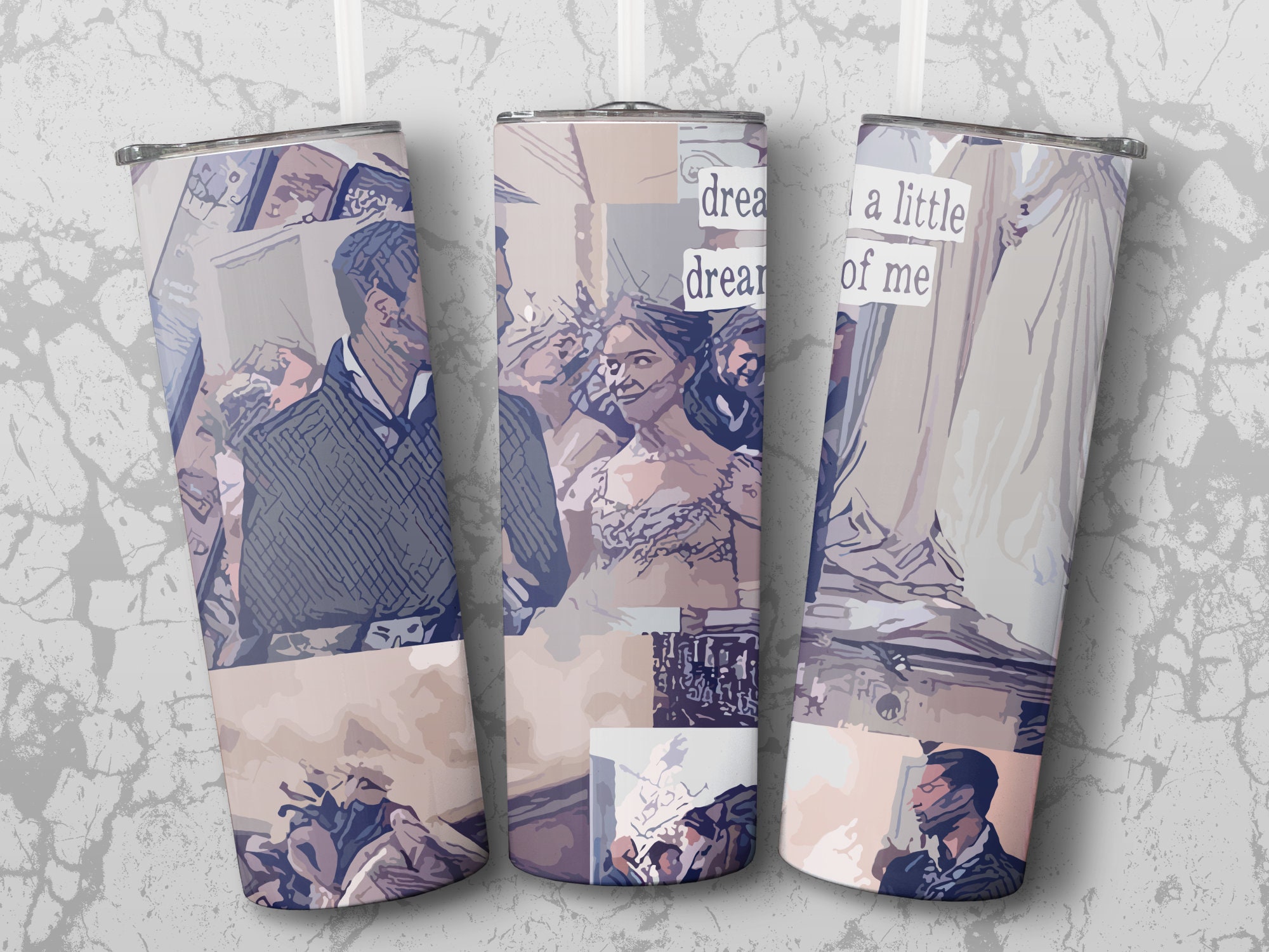 20oz Bridgerton Fan Art Tumbler Wrap Digital Design - Straight ...