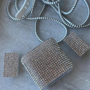 Rhinestone 5 Pcs Charging Cable Protective Sleeve for iPhone | Bling ...