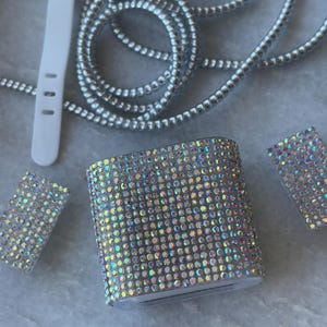 Rhinestone 5 Pcs Charging Cable Protective Sleeve for iPhone | Bling ...