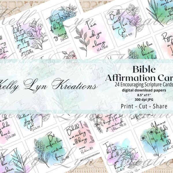 Affirmation Cards Printable - Etsy