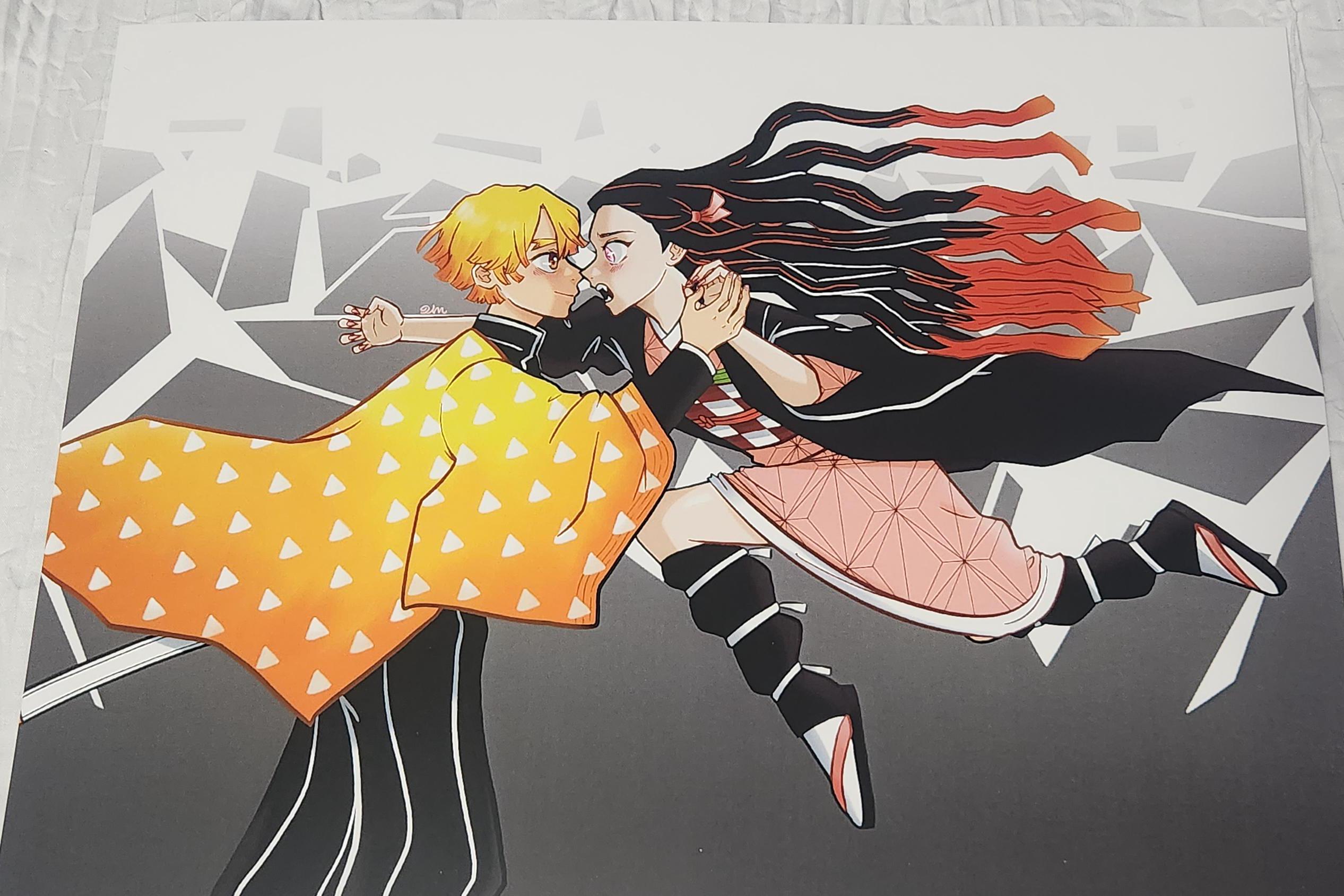 Zenitsu X Nezuko Print - Etsy