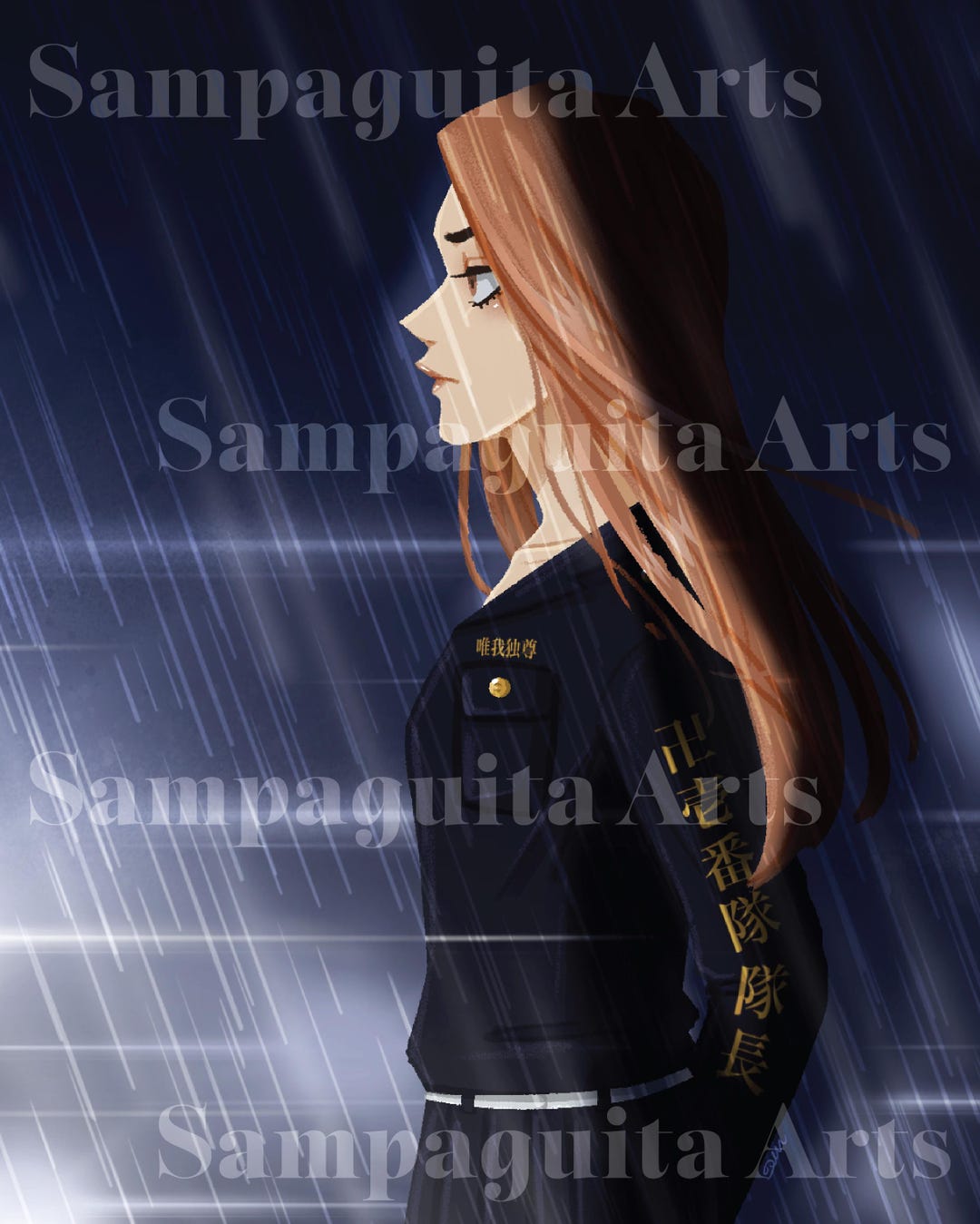 TR Anime Yuzuha Toman Print - Etsy