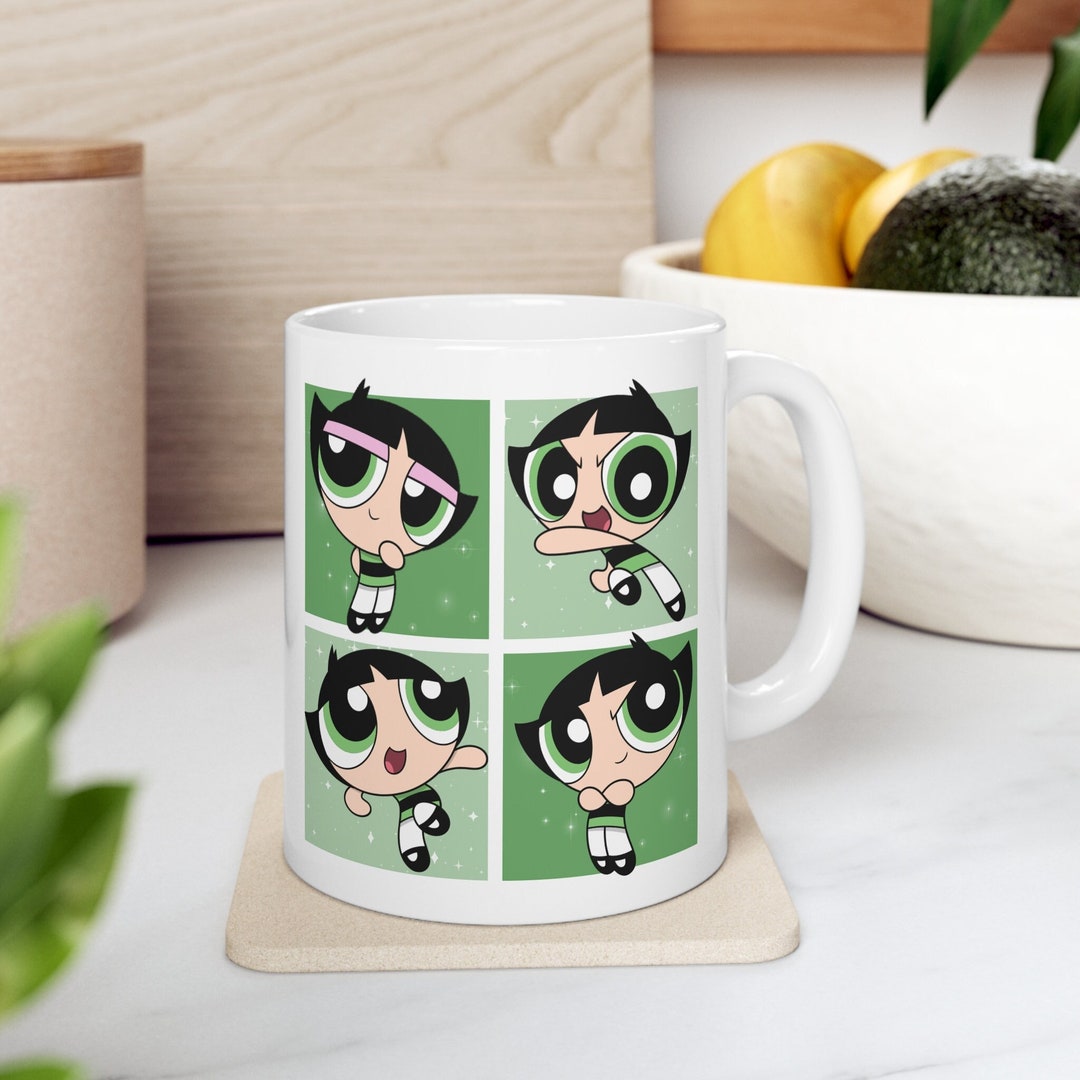 Buttercup the Powerpuff Girls Mug Powerpuff Girls Mug Gift - Etsy
