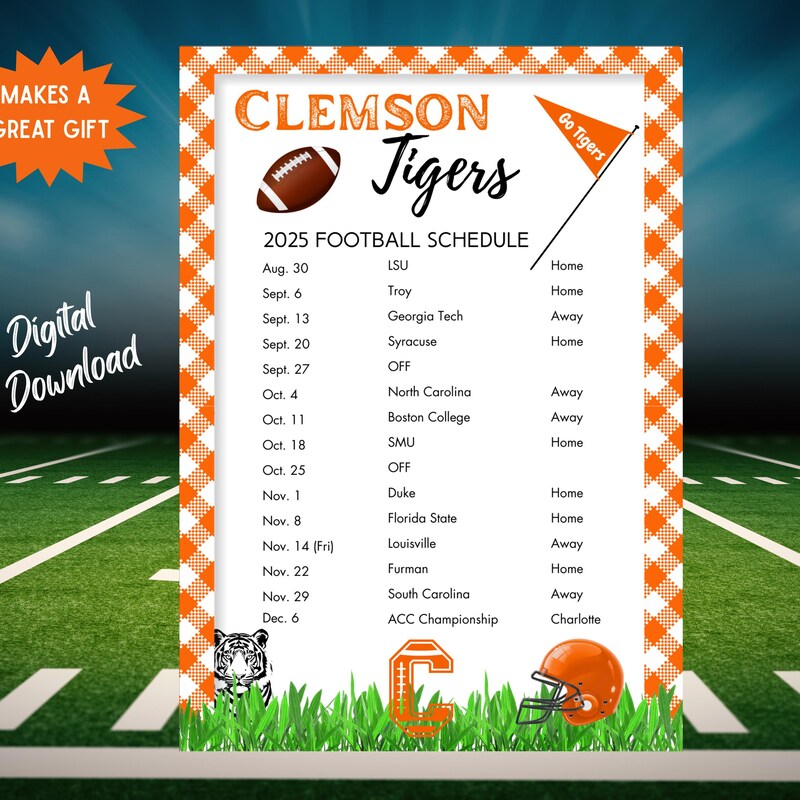 Clemson Football 2024 2025 Best Picture - Etsy New Zealand