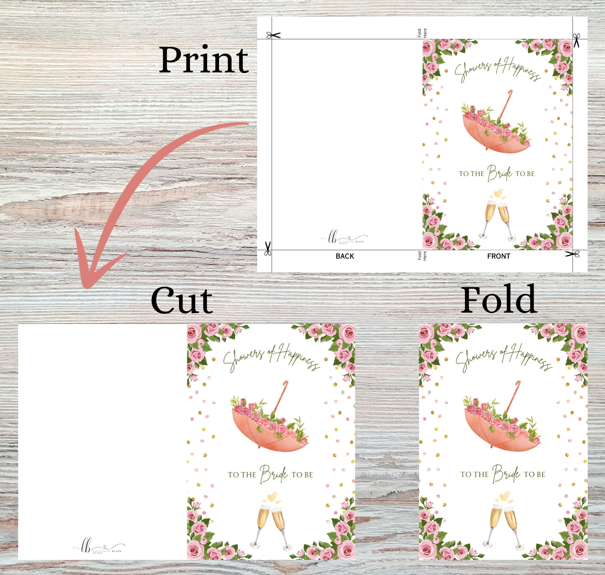 Bridal Shower Card | Bridal Shower Gift | Wedding Shower Card | Bride ...