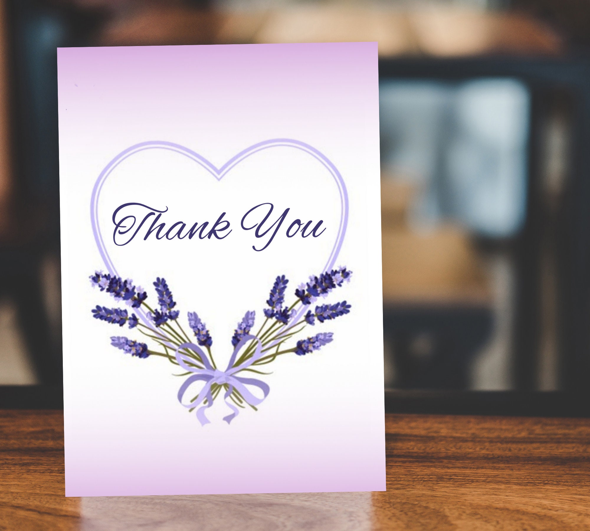 Thank You Greeting Card | Printable Card | Instant Download | Blank ...