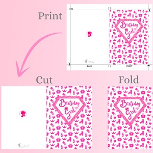Glam Girl Birthday Card | Birthday Girl Greeting Card | Diamond ...