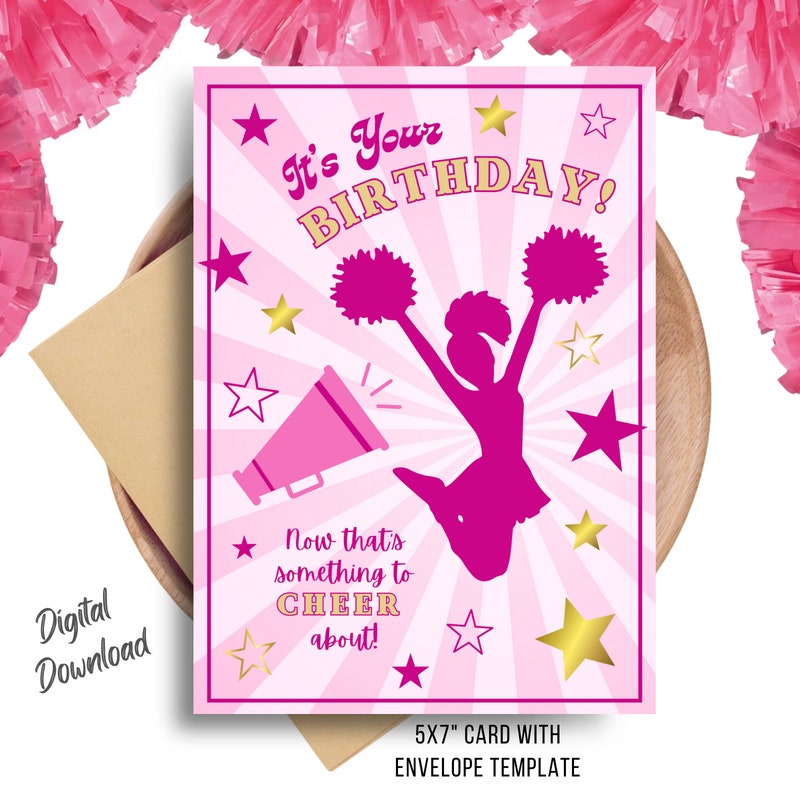 Cheerleader Birthday - Etsy