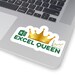 Excel Queen Sticker – Funny Excel Gift for Her, Cute Spreadsheet Queen ...
