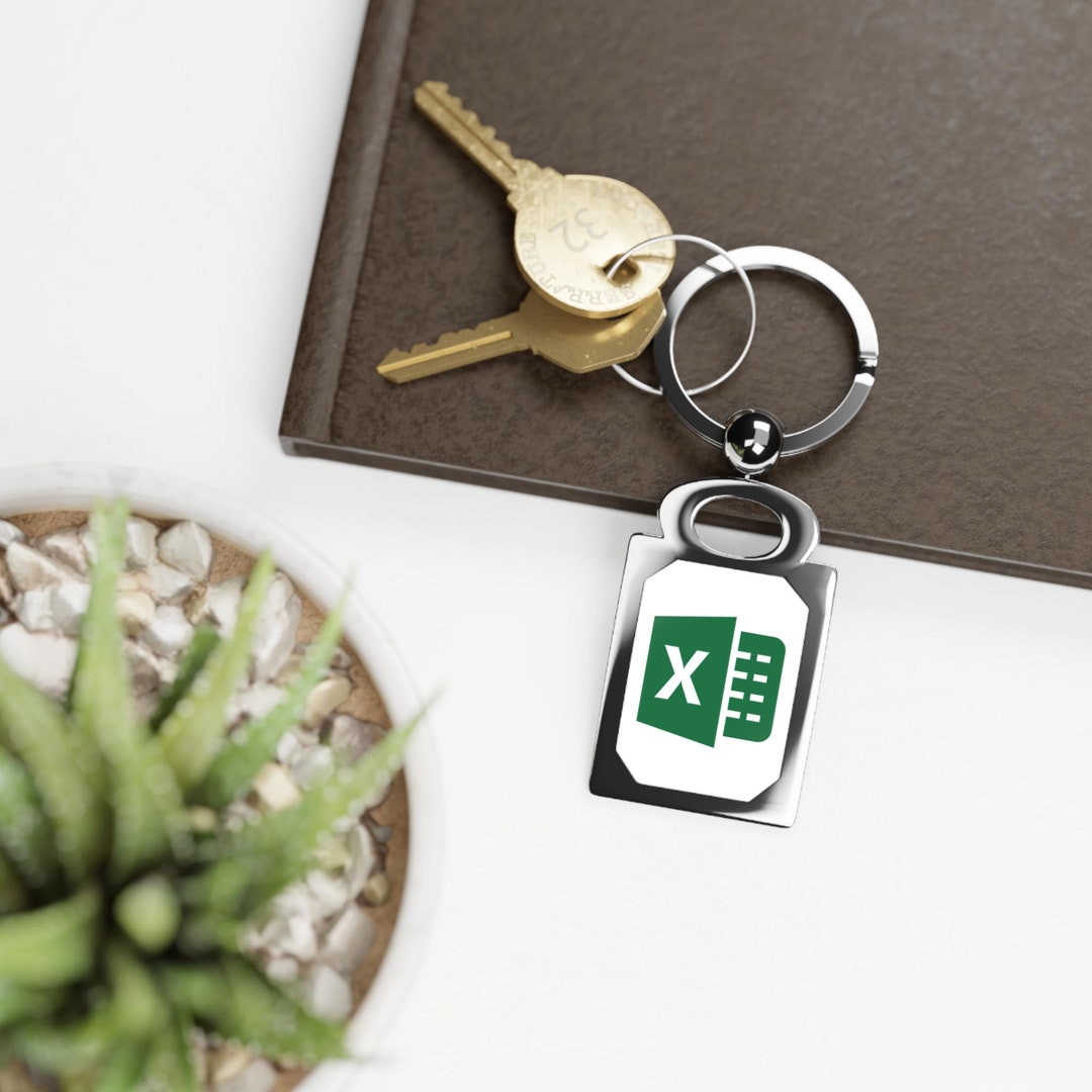 Excel Keychain, Excel Keyring, Excel Key Chain Accountant Gift Under 20 ...