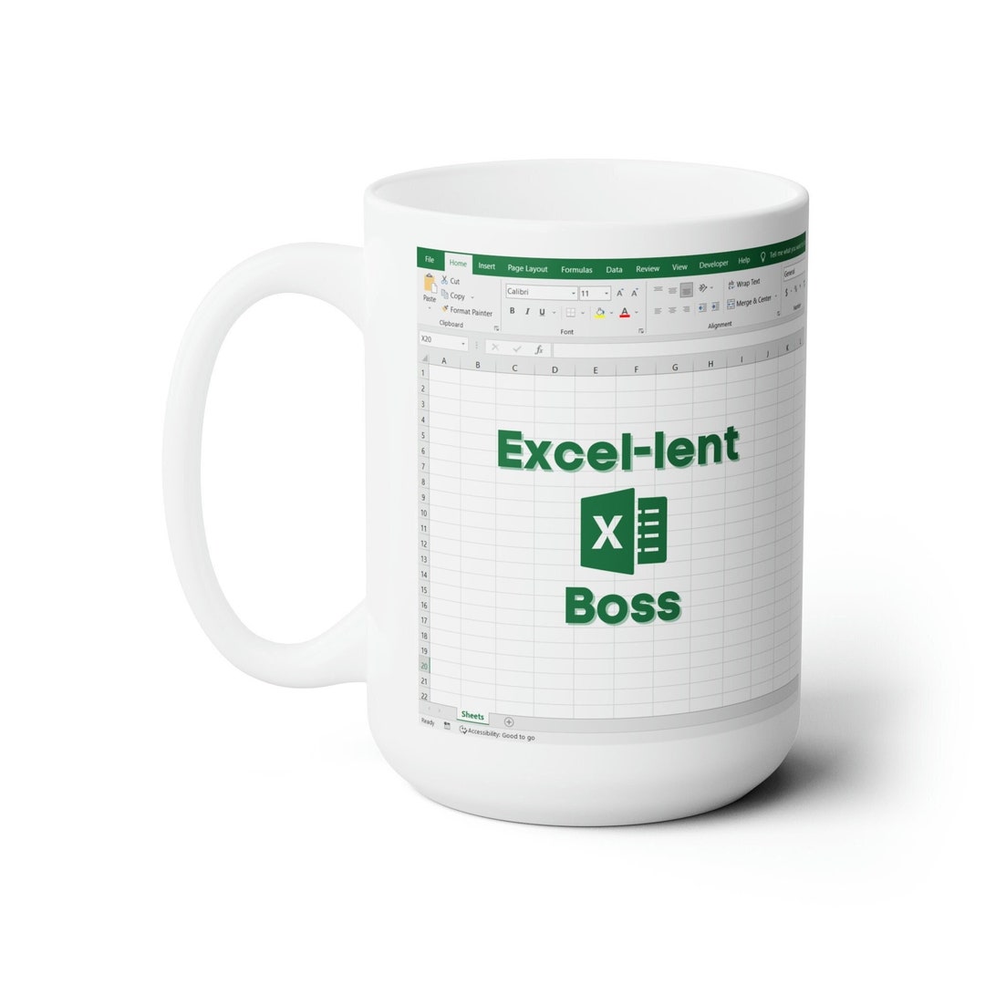 Funny Boss Gift for Excel User, Funny Excel Mug, Excel Humor Boss Mug ...