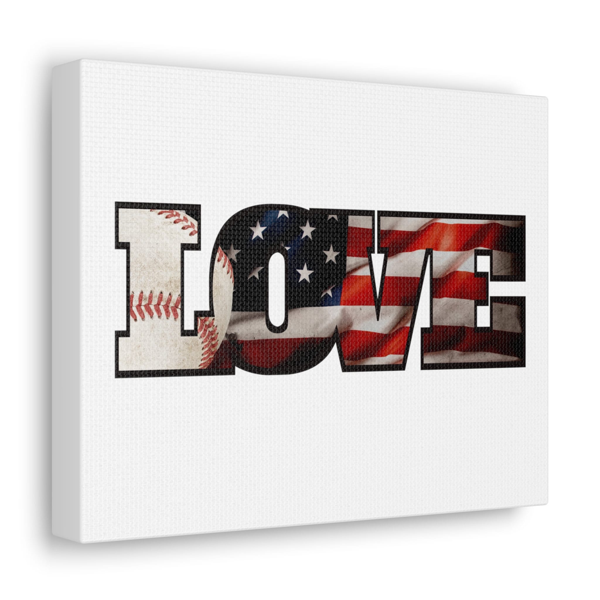 Baseball Wall Art Baseball Wall Decor Baseball American Flag - Etsy