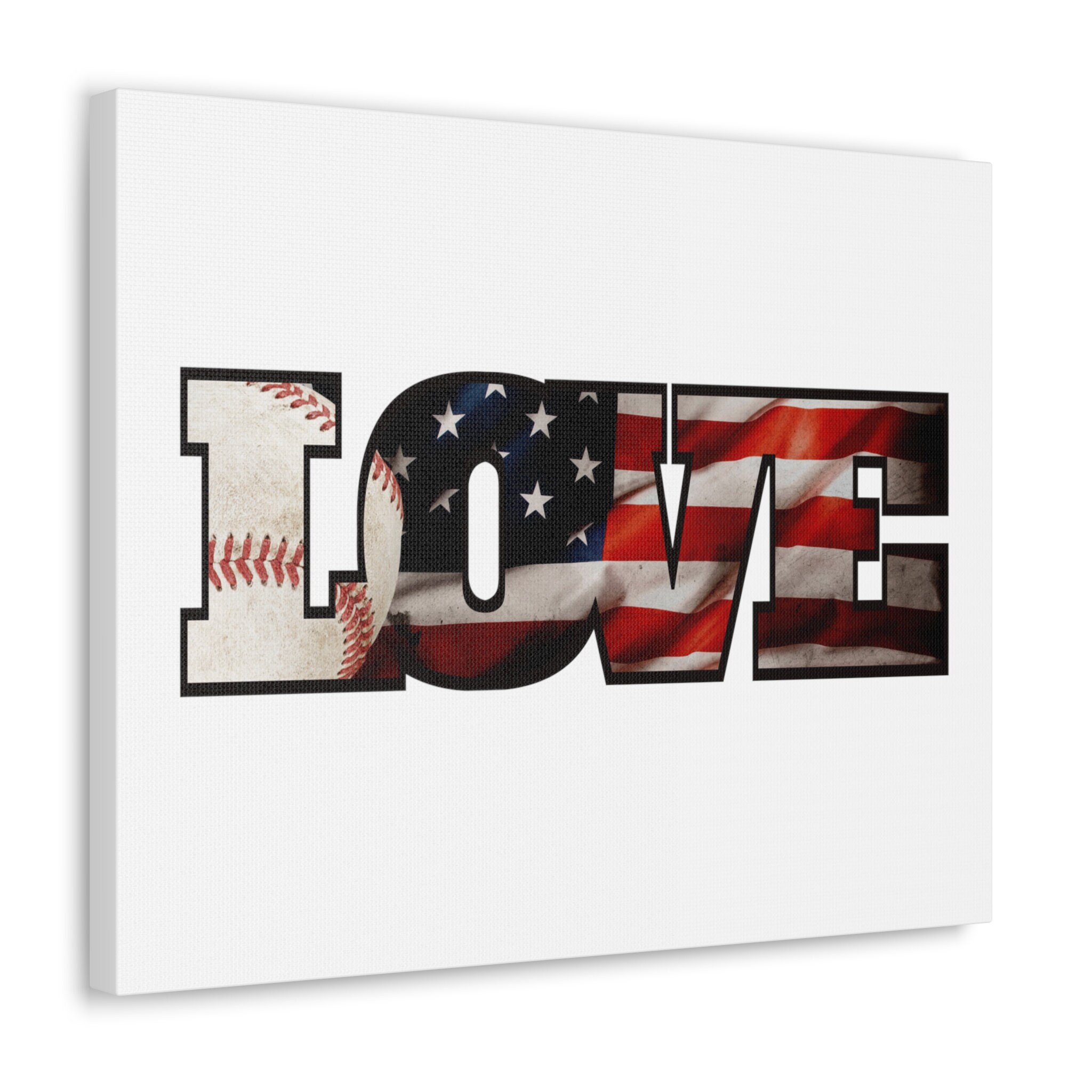 Baseball Wall Art Baseball Wall Decor Baseball American Flag - Etsy