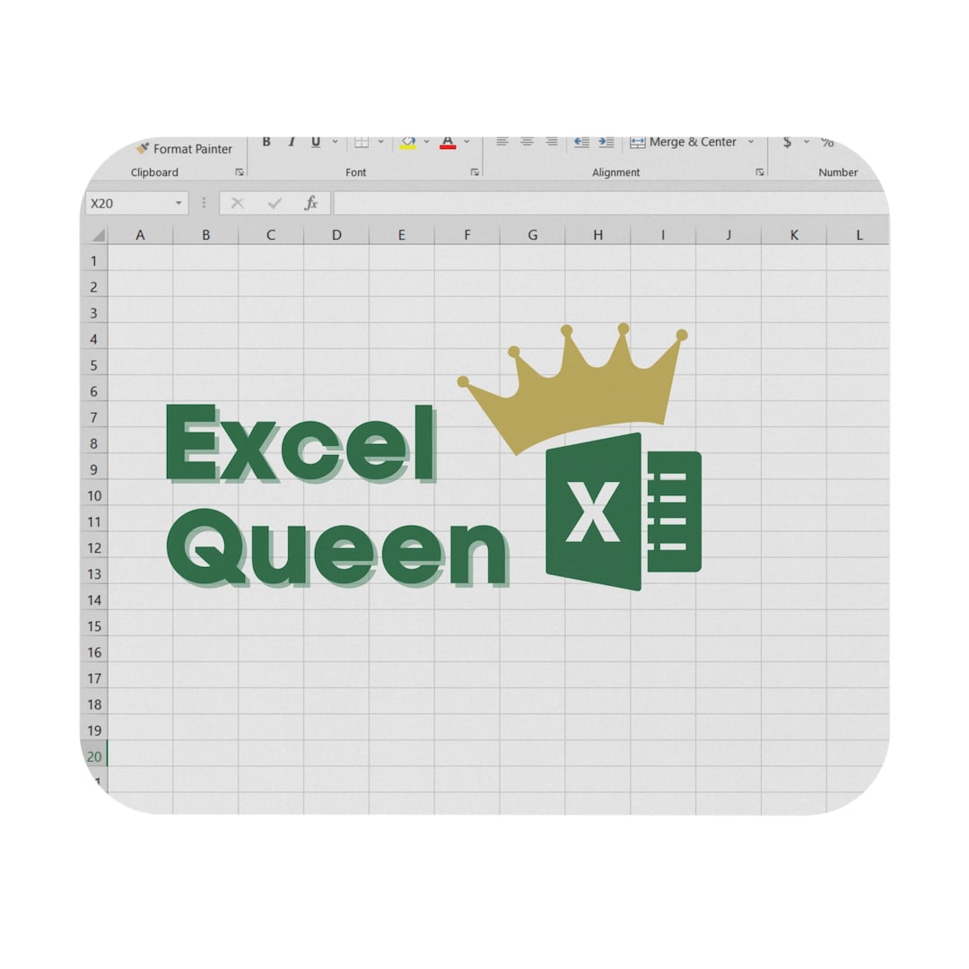 Excel Queen Mouse Pad Spreadsheet Queen Mouse Pad Excel - Etsy