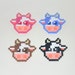 Cute Cow Head Pixel Perler Bead - Etsy