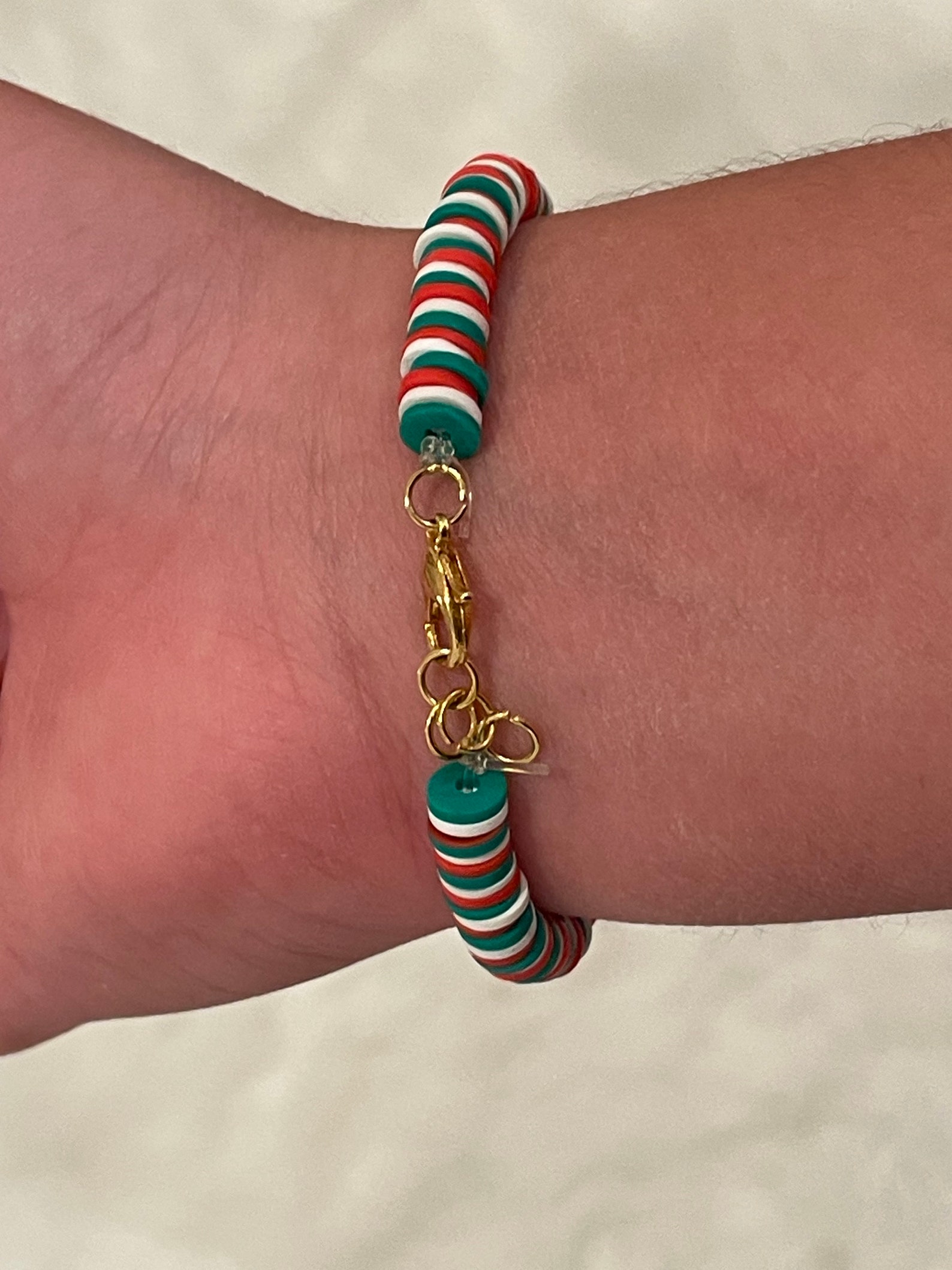 Preppy Watermelon Bracelet - Etsy