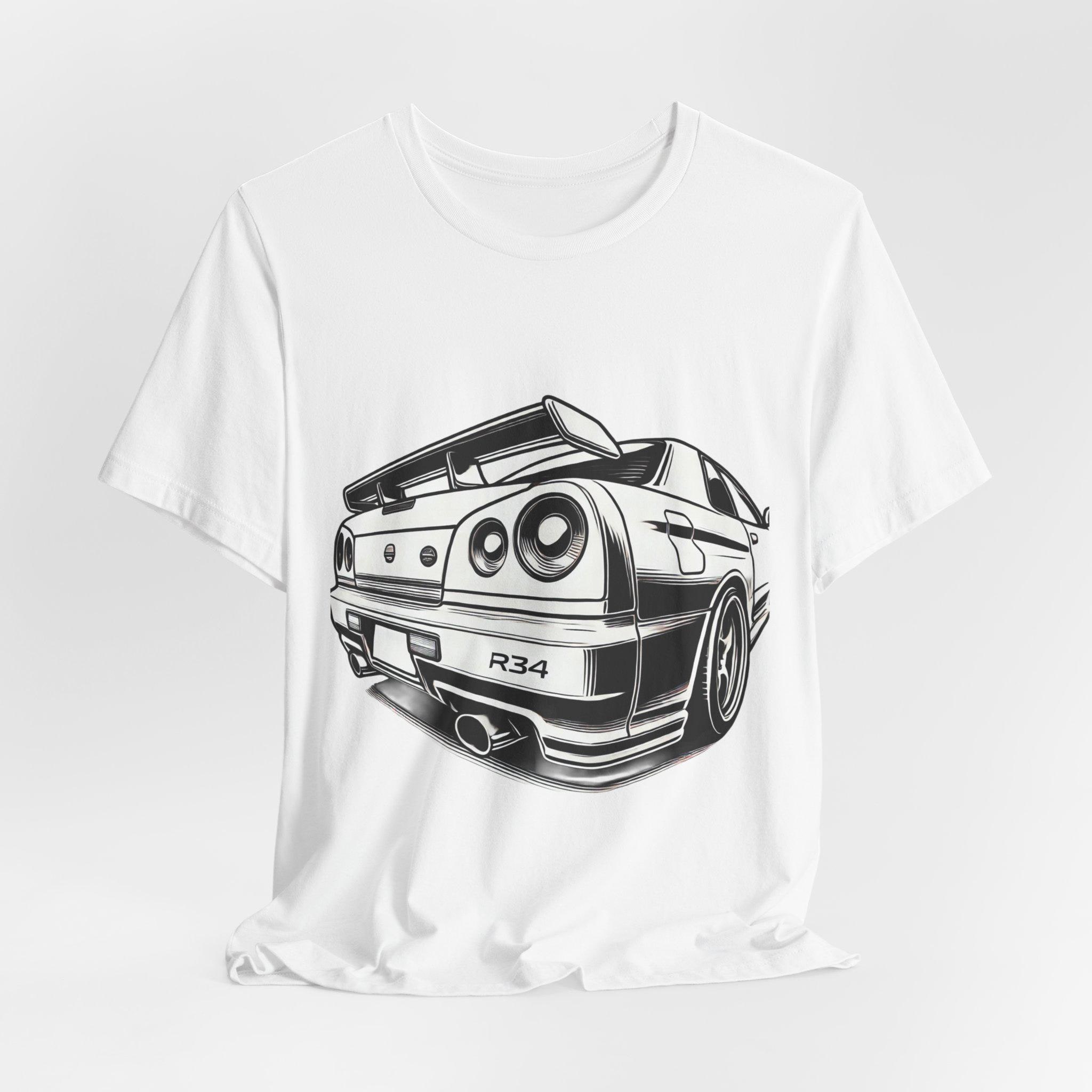 Nissan Skyline R34: the Iconic Rear View - Etsy