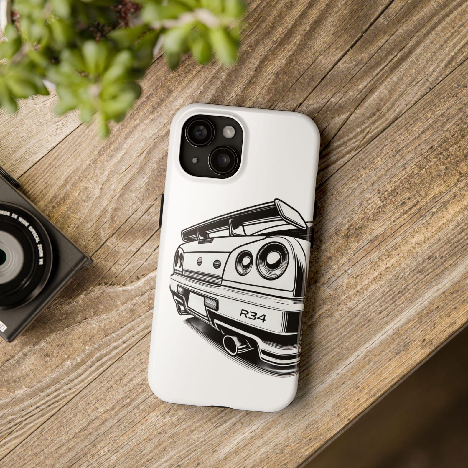 Nissan Skyline R34: the Iconic Rear View - Etsy