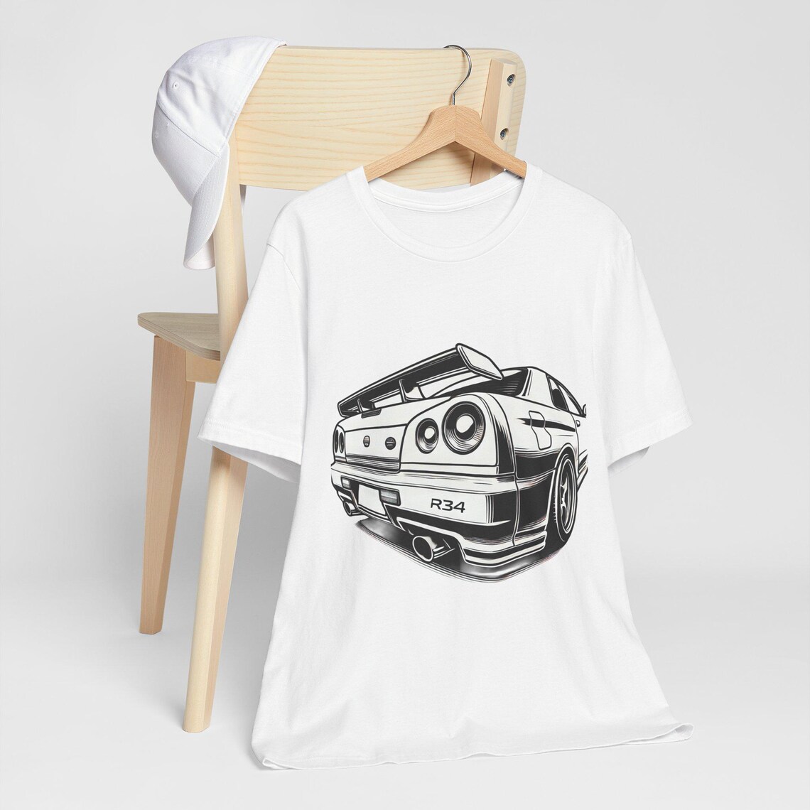 Nissan Skyline R34: the Iconic Rear View - Etsy