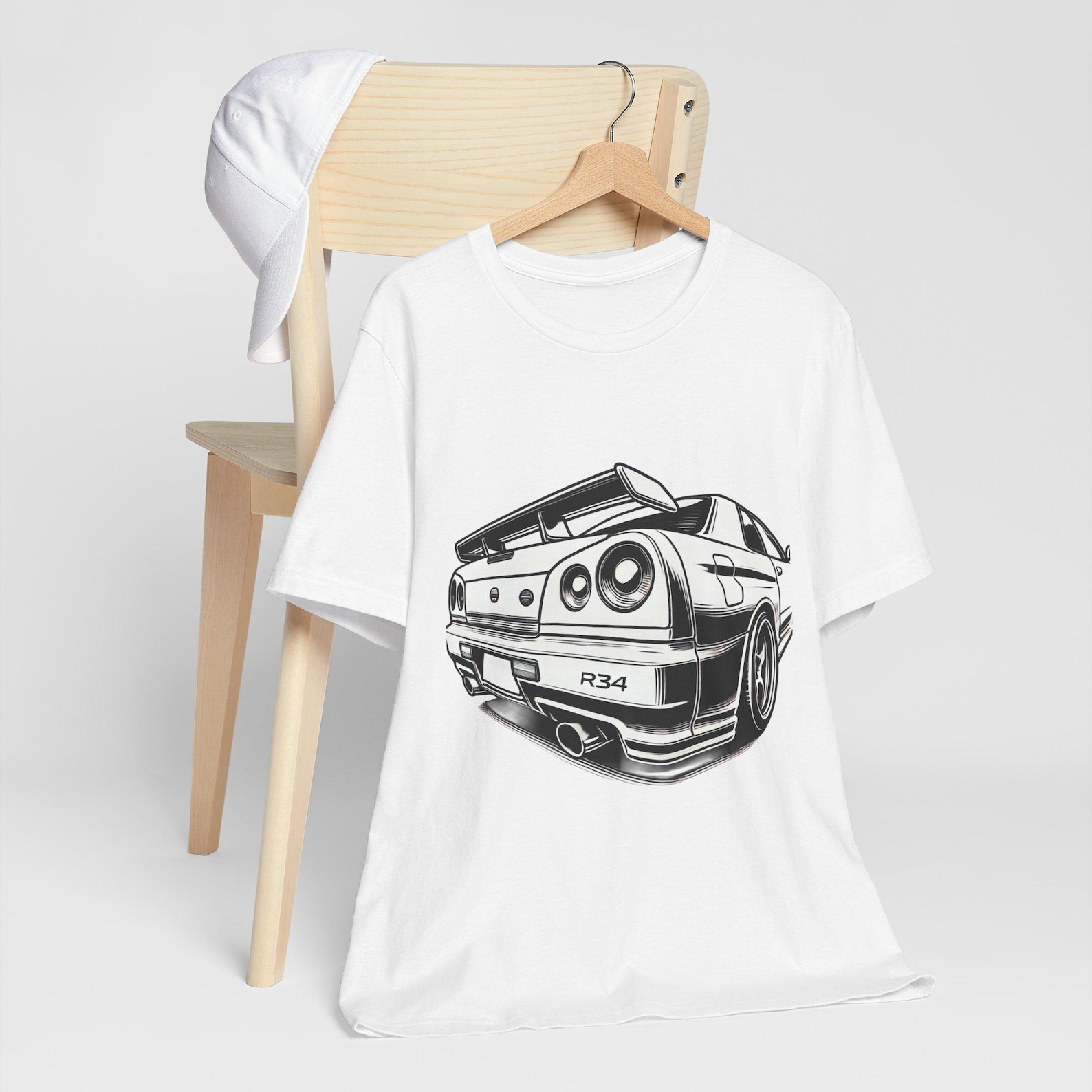 Nissan Skyline R34: the Iconic Rear View - Etsy