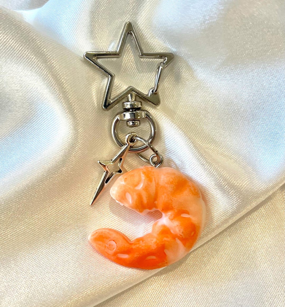 Cocktail Shrimp Novelty Keychain - Etsy