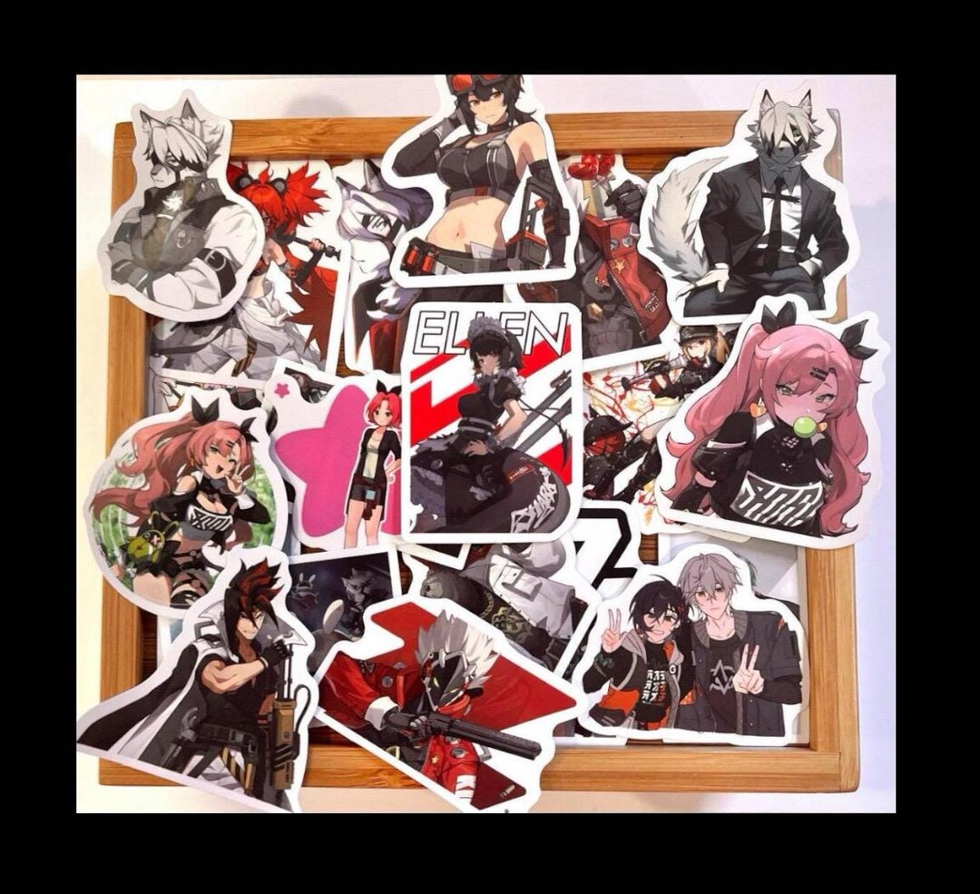 Clearance Zenless Zone Zero Sticker Mystery Pack ZZZ Ellen, Jane ...