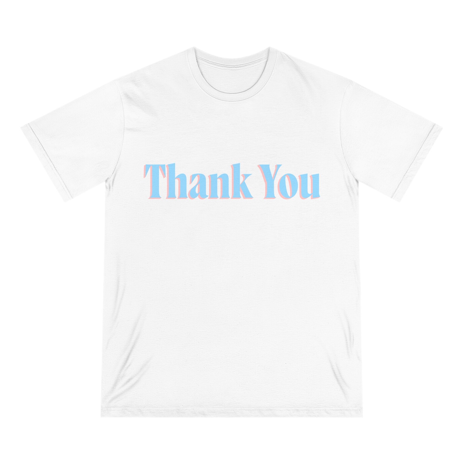 Organic AS Colour 'thank You' T-shirt Tee - Etsy