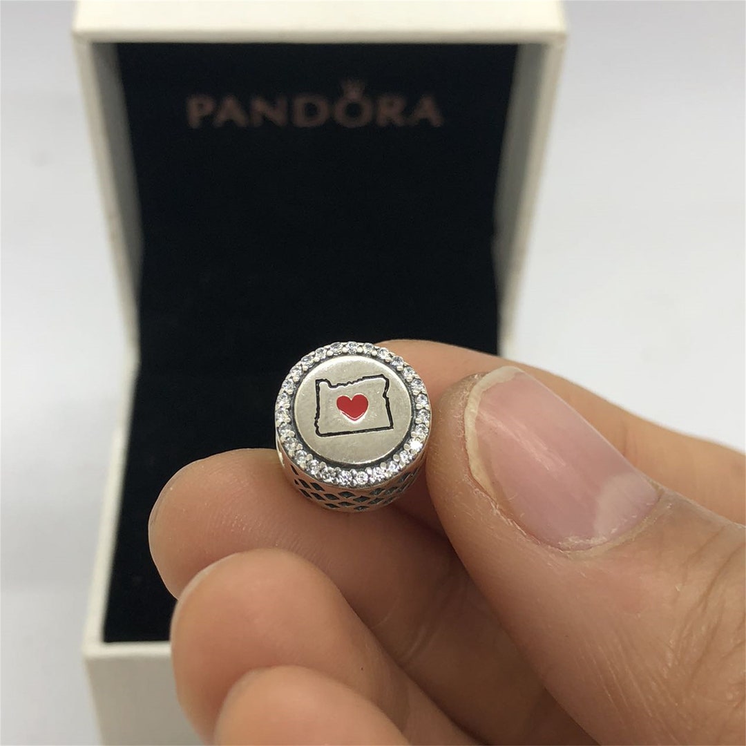 Pandora Oregon Map Exclusive Charm Travel Pendant S925 Sterling Silver ...