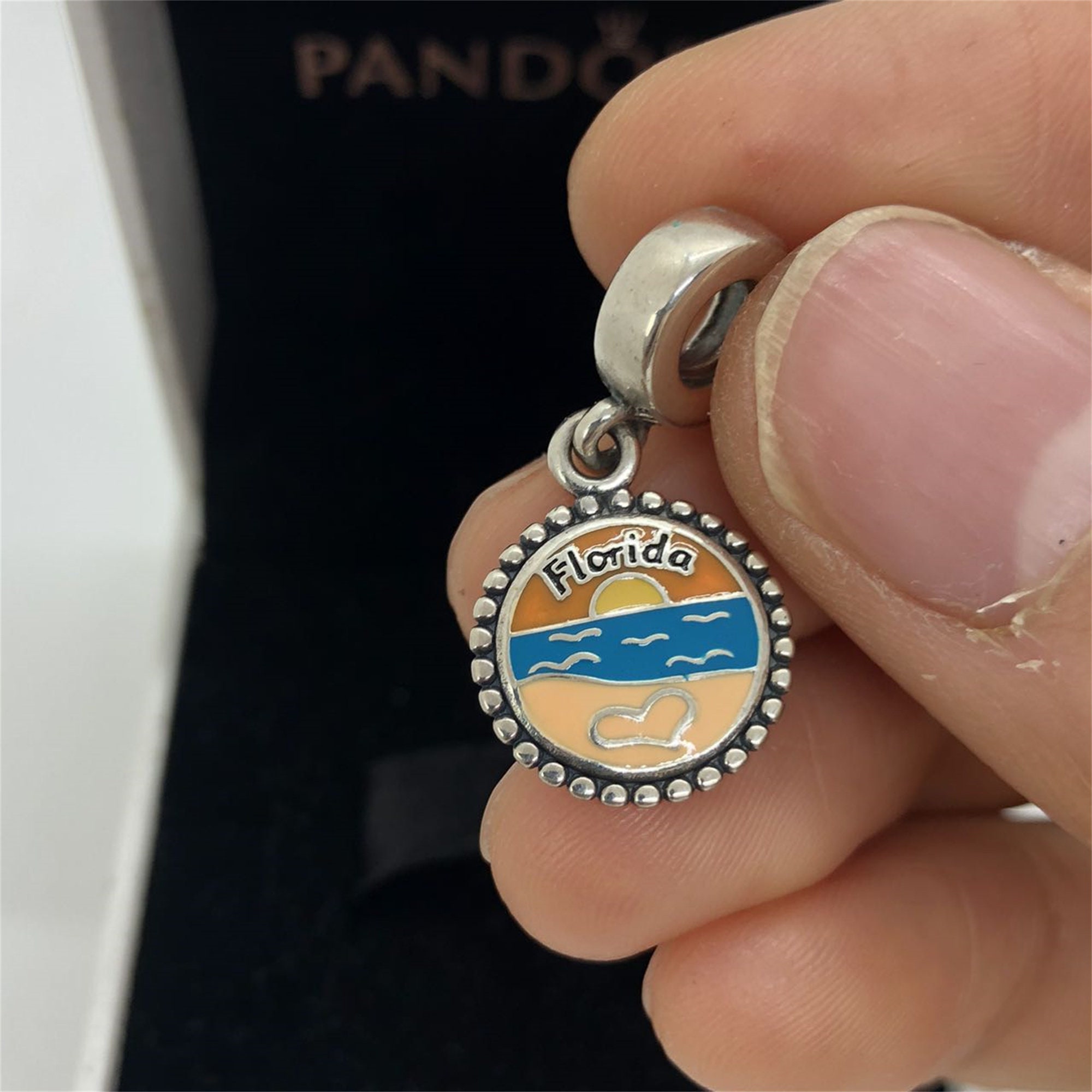 Pandora Florida Charm Florida Beach Charm Pendant Pendant Travel ...